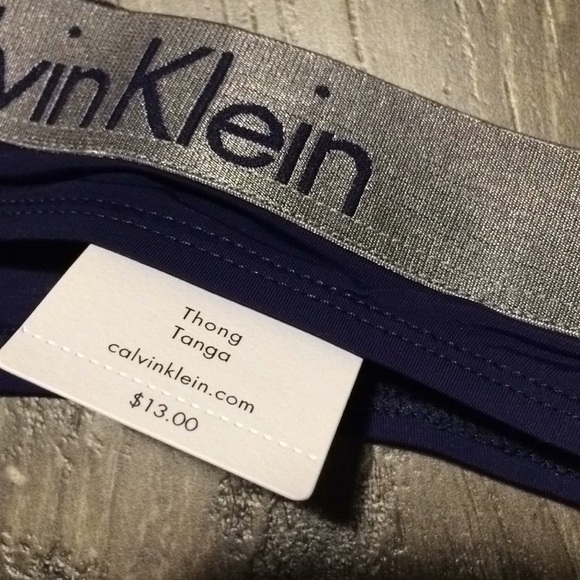 Calvin Klein Underwear | Intimates & Sleepwear | Ck Logo Micro Thong ...